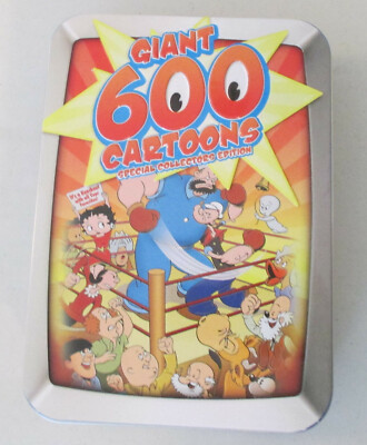 Giant 600 Cartoon Collection (DVD, 2008, 12-Disc Set) 683904506498 | eBay
