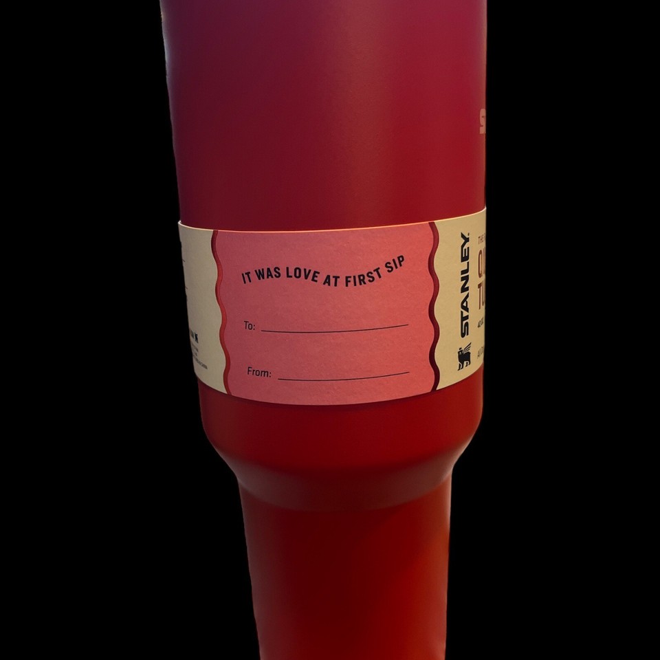 Stanley Valentine’s Day Heart 40 oz Target Exclusive Red Tumbler !!! | eBay