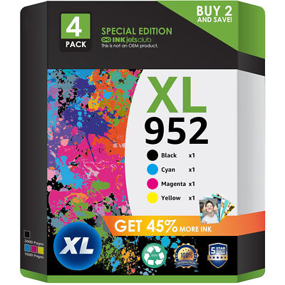 4PK 952 XL 952XL Ink Cartridge for HP OfficeJet Pro 8710 7740 8715 8720 8210 | eBay
