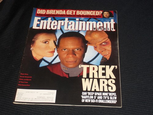 1994 JANUARY 14 ENTERTAINMENT WEEKLY MAGAZINE - TREK WARS COVER - E 201 ...