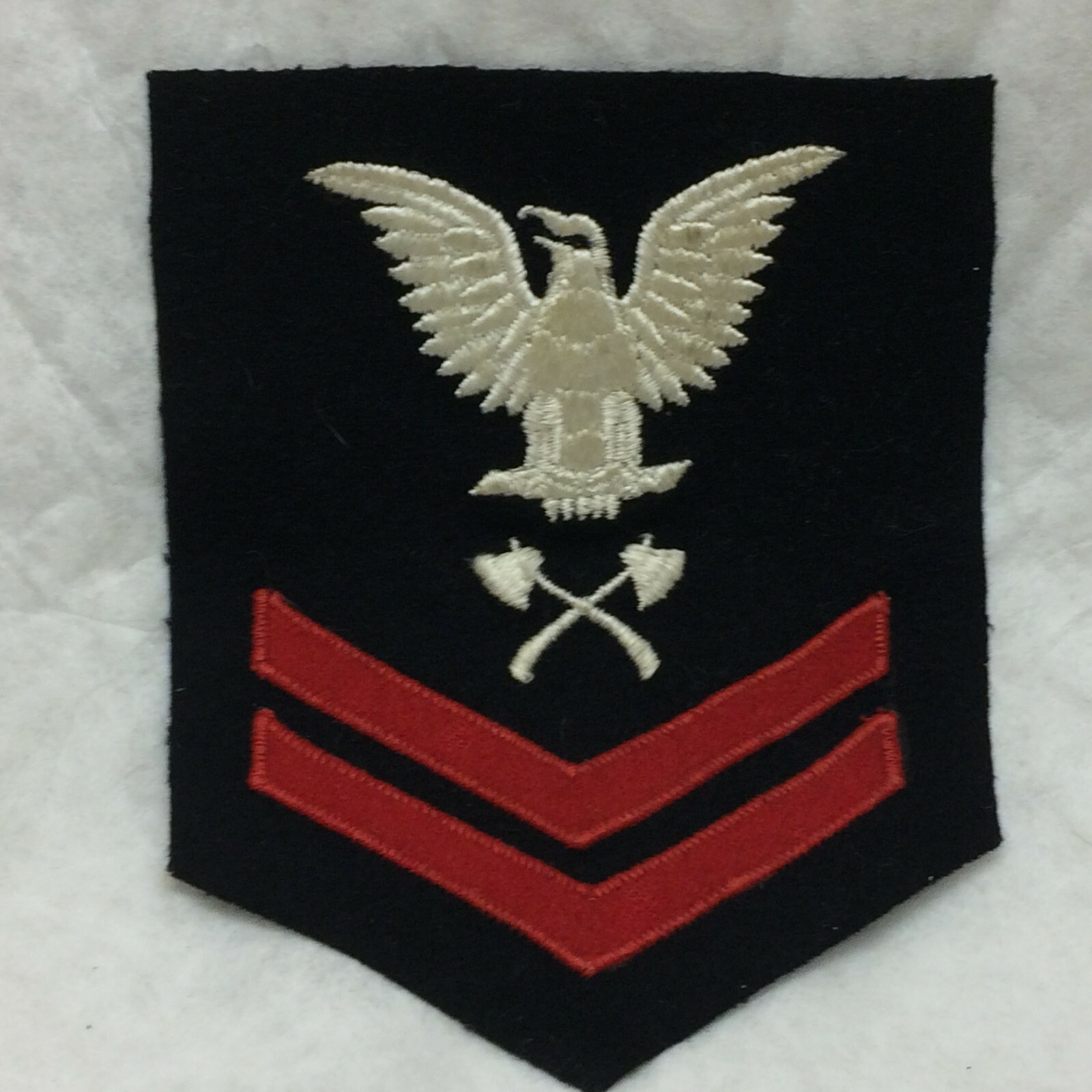 Vintage Felt Navy Carpenters Mate Shoulder Patch WWII | eBay