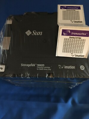 ONE NEW SUN StorageTek 9840D Cleaning tape cartridge - free fast ...