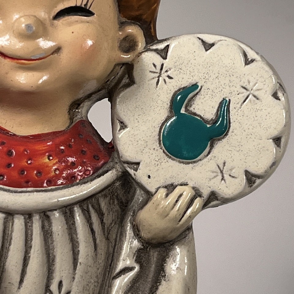 Vintage Josef Originals Zodiac TAURUS Astrology Figure with Scroll ...