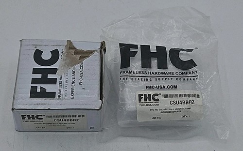 FHC - CSU4BBRZ - HD Square Wall Mount Clamp - Brushed Bronze - Lot of 2 ...