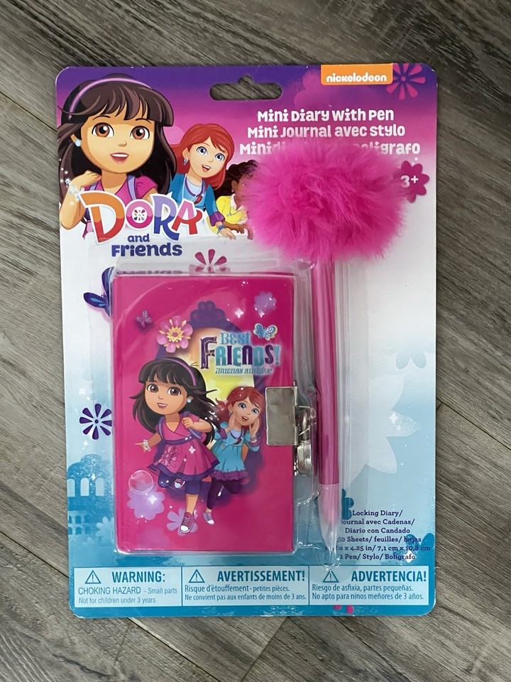 Dora and Friends Mini Diary with Pen Lock & Key Vintage Dora the ...