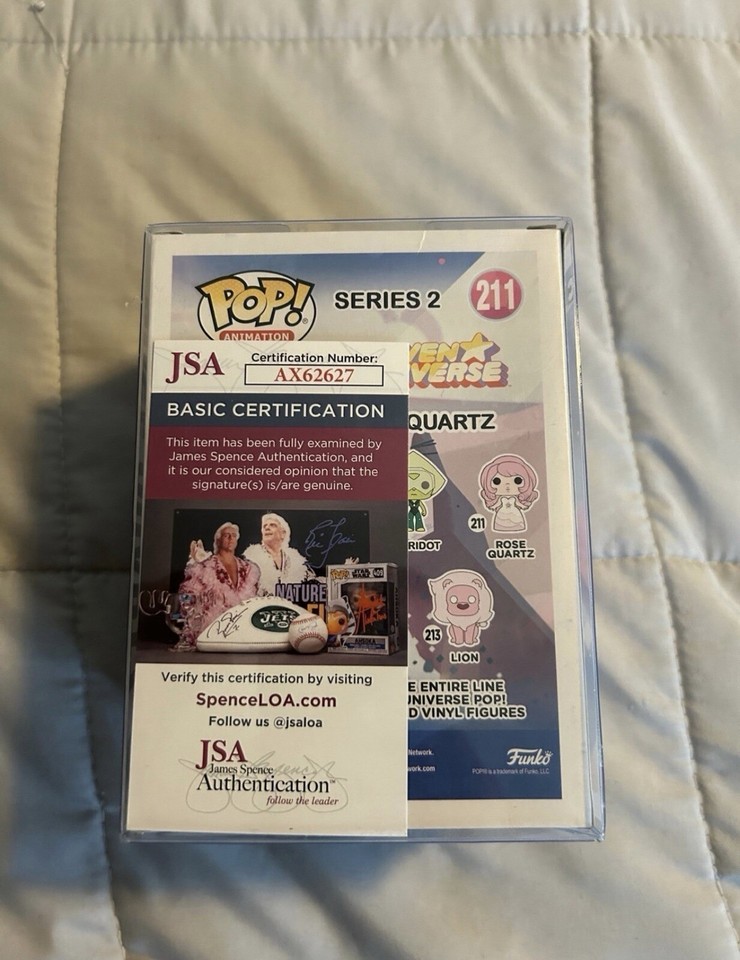 Funko Pop! Vinyl: Steven Universe - Rose Quartz #211 Signed ...