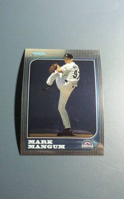 MARK MANGUM 1997 BOWMAN CHROME RC ROOKIE CARD # 295 A8148 | eBay