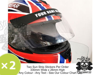 Race Helmet Stickers Uk
