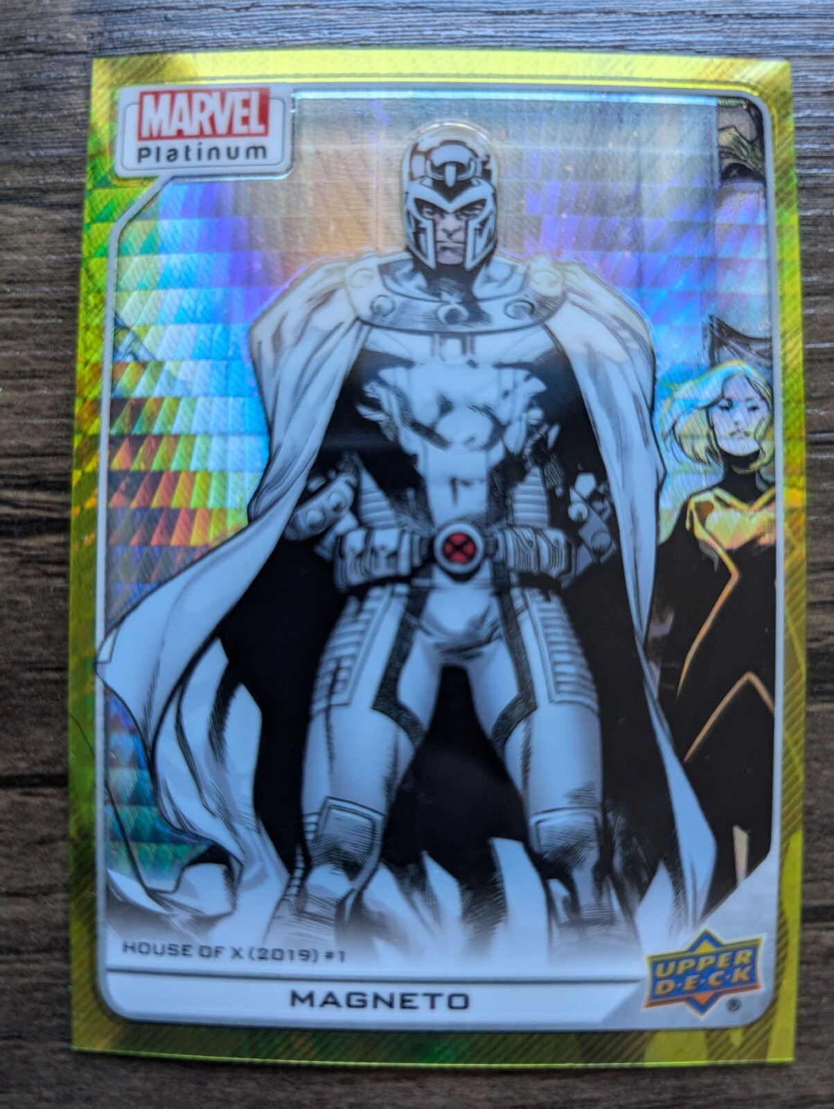 MAGNETO 2023 Upper Deck UD Marvel Platinum YELLOW SPOTLIGHT /399 Card ...