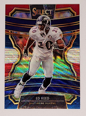 2019 Select Ed Reed Ravens Concourse Tri-Color Prizm /199 | eBay