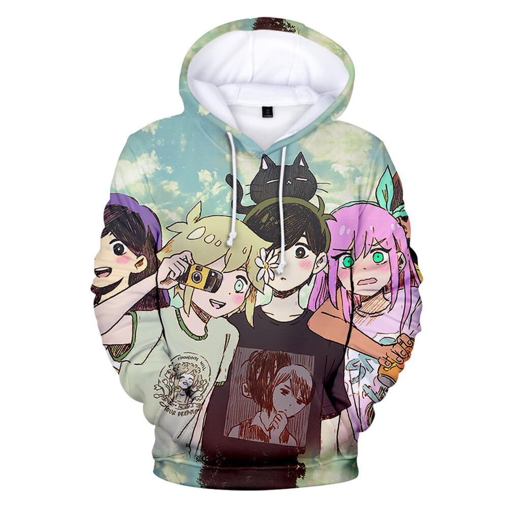Omori 3D Hoodies Aubrey Kel Hero Sweatshirts Adult Kids Jacket Coat ...
