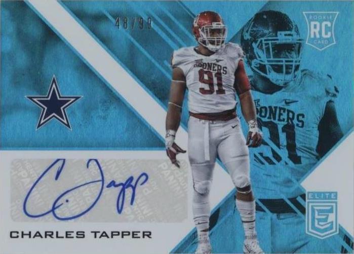 2016 Donruss Elite - Elite Rookie Autographs Charles Tapper #ERA-CT /99 ...