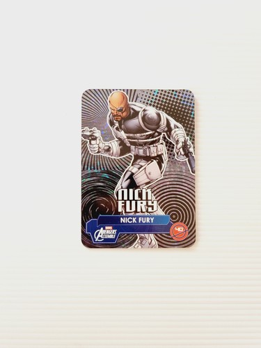 Nick Fury Edibas Card Game N.77 Marvel Avengers Assemble Lamincards ...