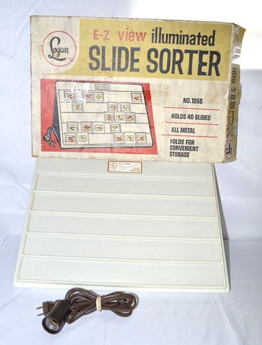 Vintage Logan Easy View Lighted Slide Sorter in Box | eBay