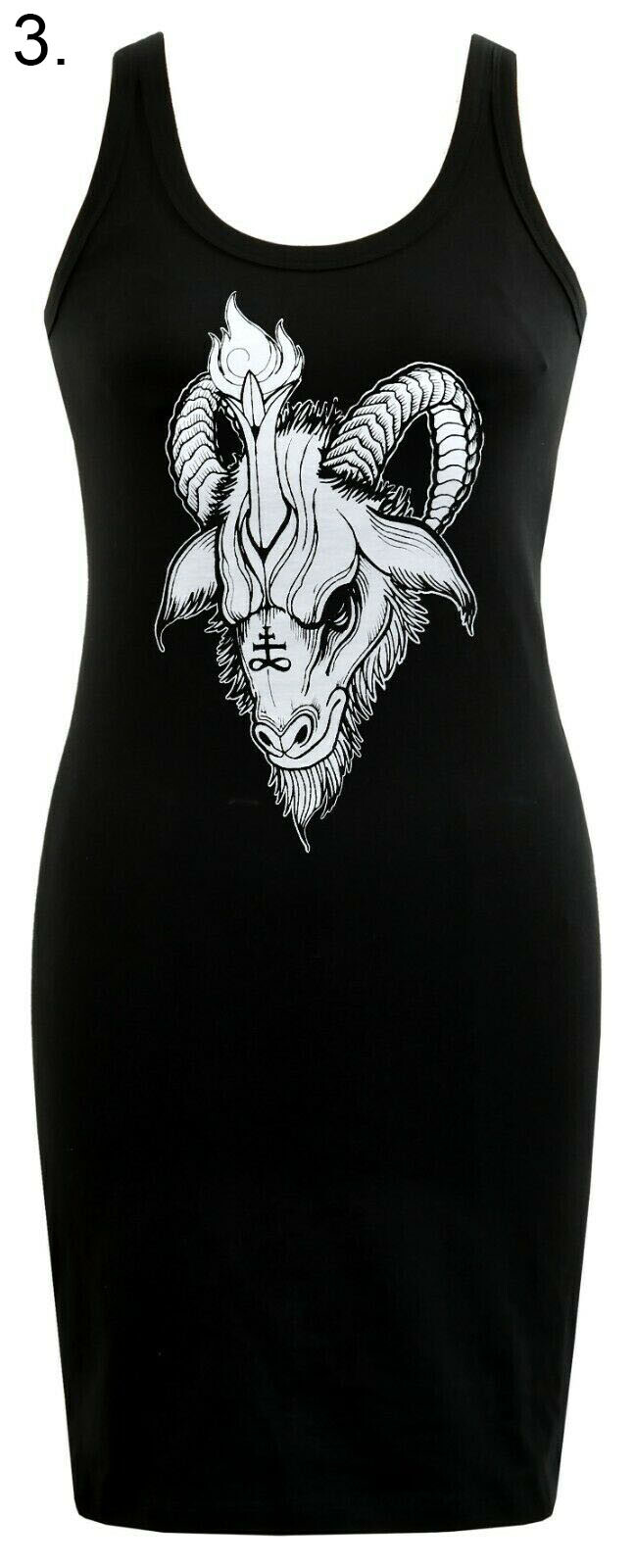 Womens Baphomet Dress Pentagram Church of Satan Lucifer Leviathan ...
