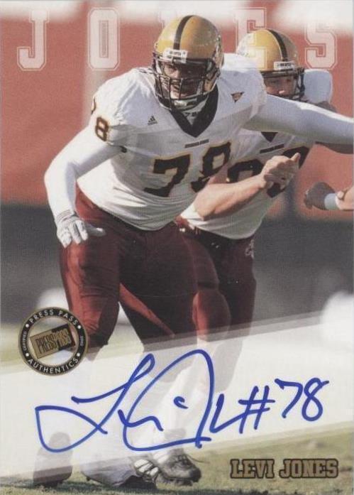 2002 Press Pass - Autographs Levi Jones (AU, RC) for sale online | eBay