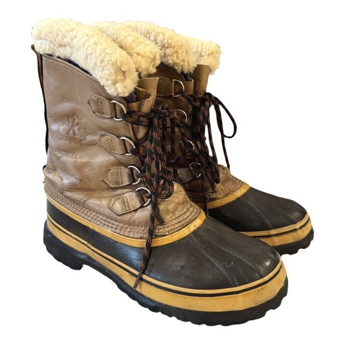 VTG! Sorel Caribou Kaufman Wool Liner Winter Duck Boot Men 17 Canada ...