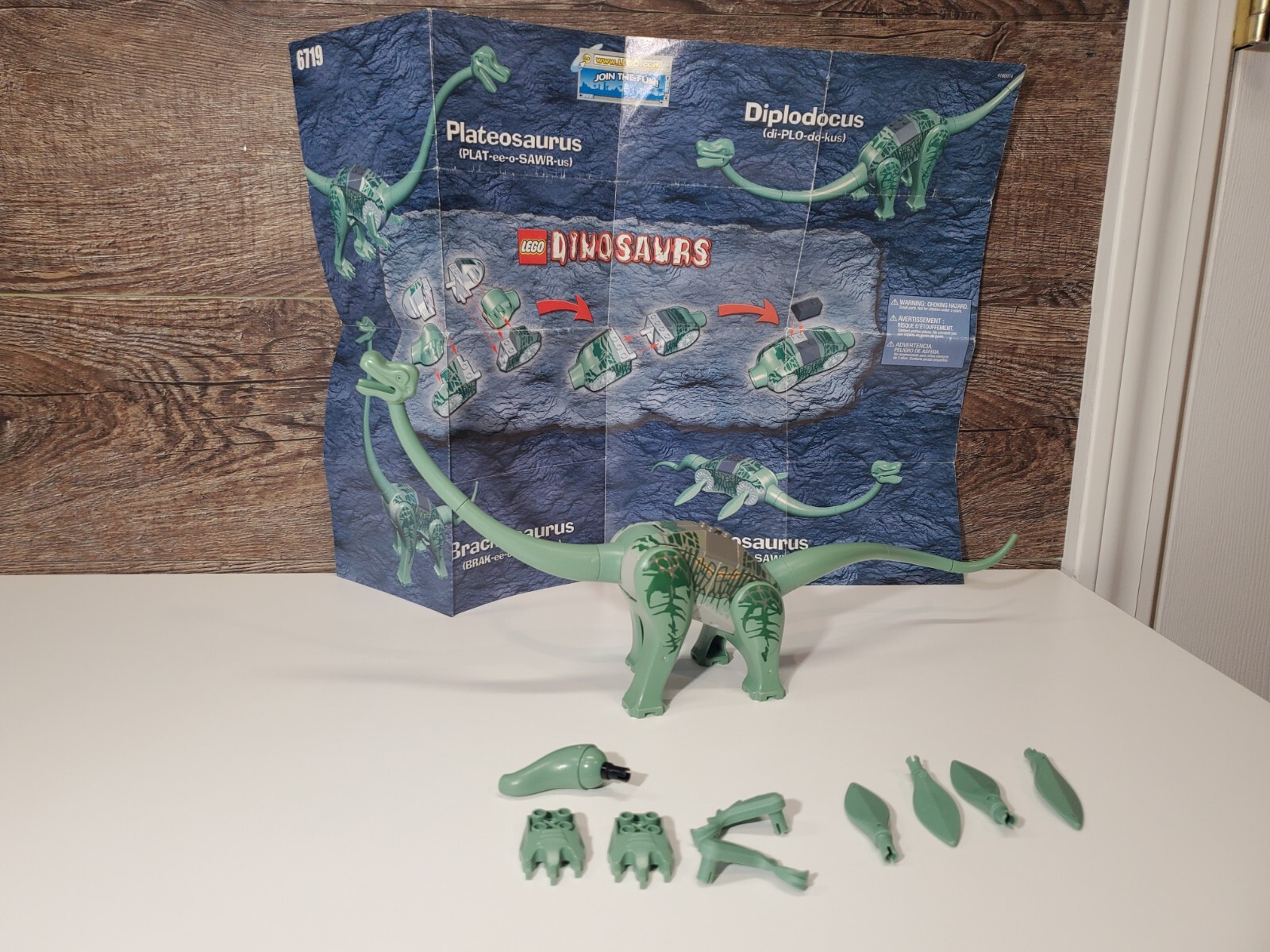 LEGO Dino Dinosaurs 6719 Brachiosaurus 100% COMPLETE w/ Manual | eBay