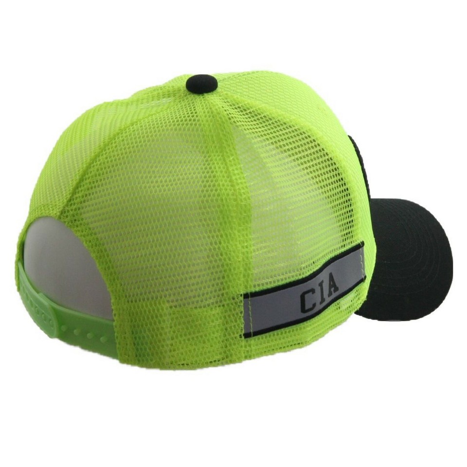 FBI CIA CSI POLICE SHERIFF SECURITY Enforcement Baseball Cap Mesh Neon ...