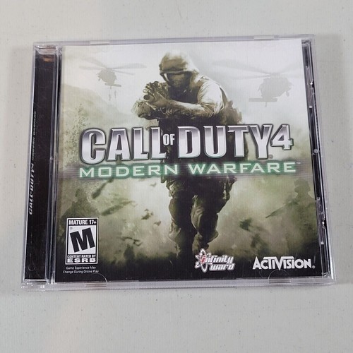 Call Of Duty 4: Modern Warfare COD 4 PC DVD-ROM Windows XP/Vista 2007 ...