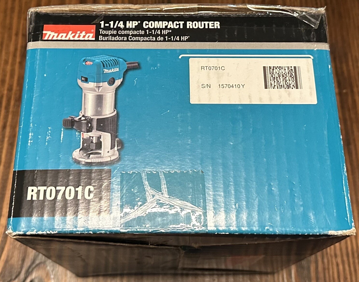 Makita RT0701C 6.5 Amp 1-1/4 HP Corded Fixed Base Variable Speed ...