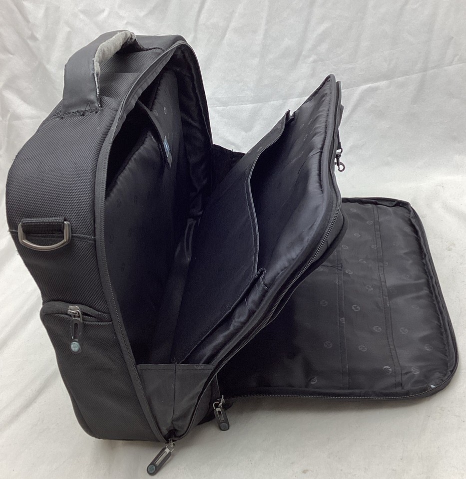 HP Laptop Messenger Black Computer Carrying Case Bag | eBay