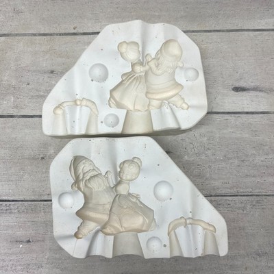 Cramer Ceramic Casting Mold Dancing Clauses Christmas Santa #300 | eBay