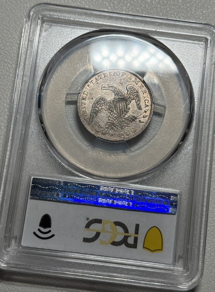 1835 Capped Bust 25C PCGS XF 40 Toned With trueview | eBay