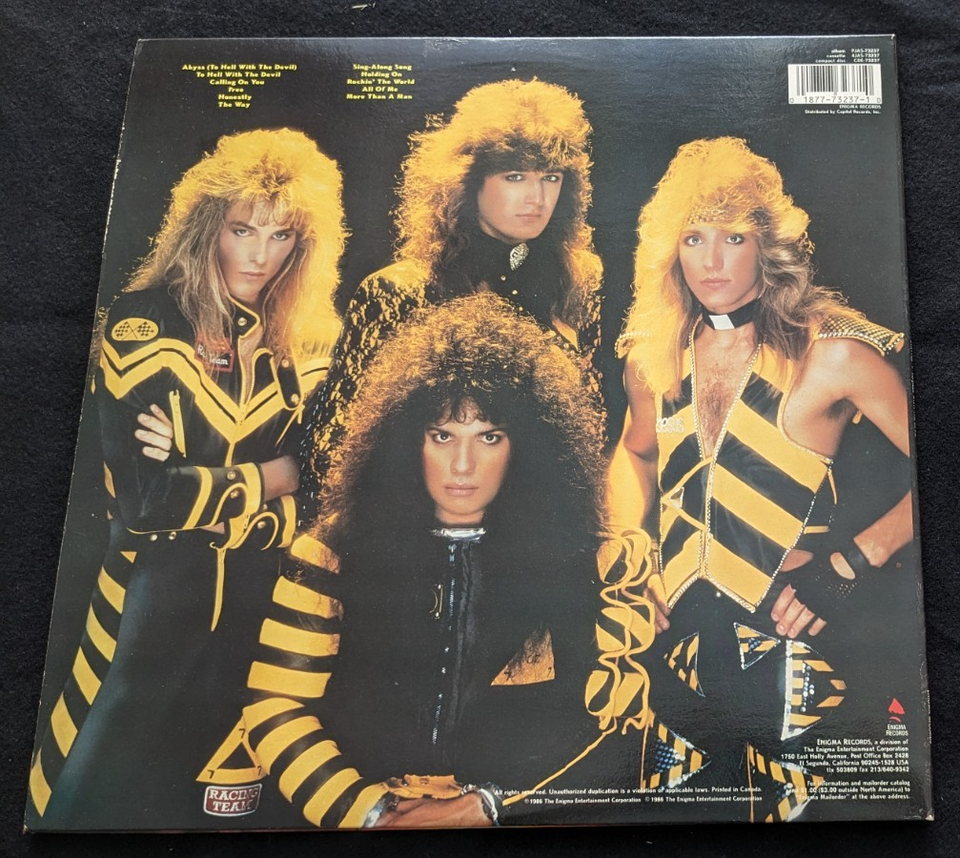 Stryper-To Hell With The Devil-Vinyl LP gatefold-Limited edition cover ...