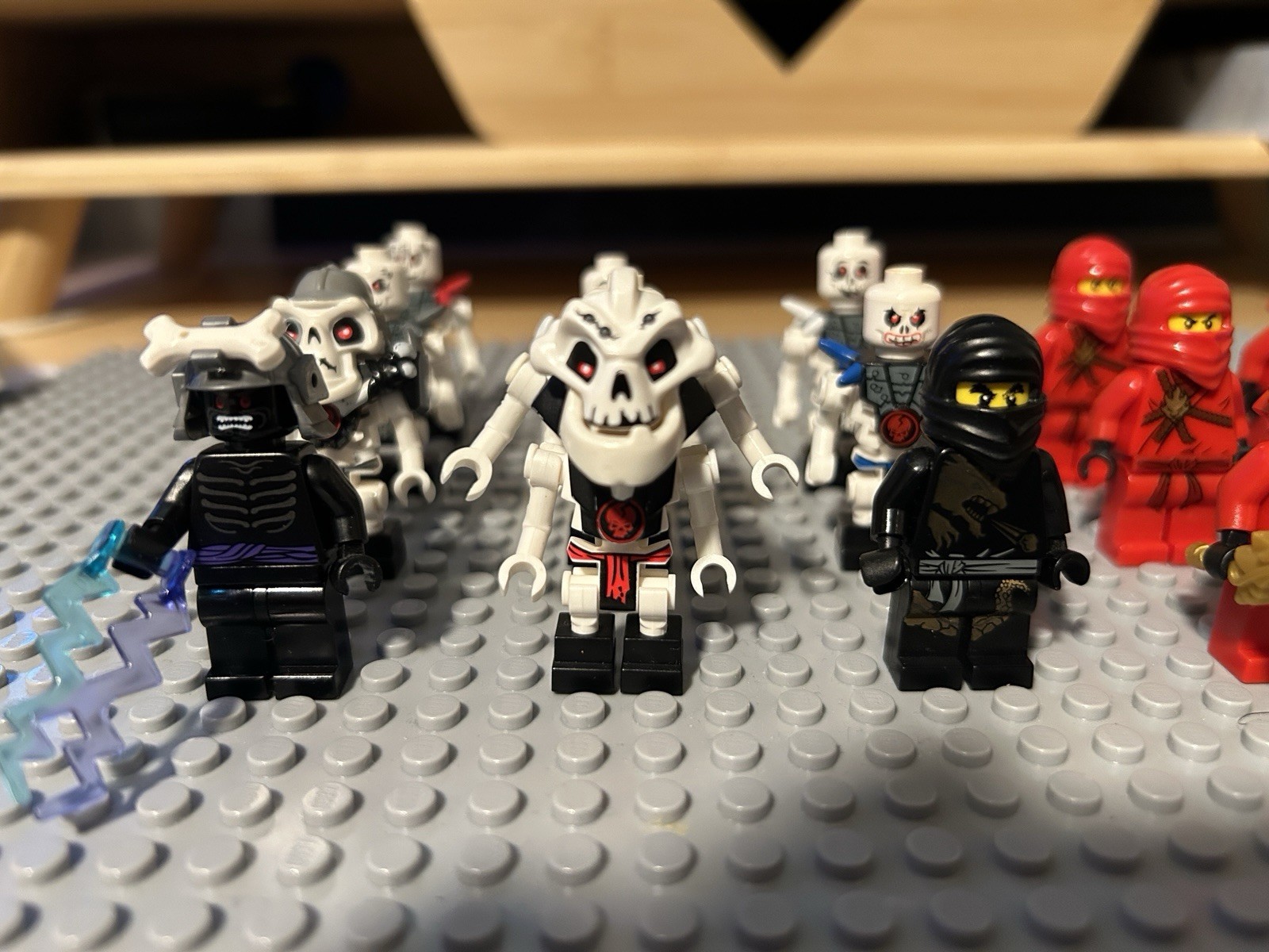 LEGO Ninjago Retired Pilot Minifigure Lot - Samukai, Dx, Golden Weapons ...