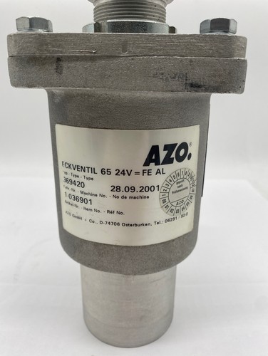 AZO Solids 369420 Right Angle Valve W/DSW-40-80-PPV-A-B Pneumatic ...