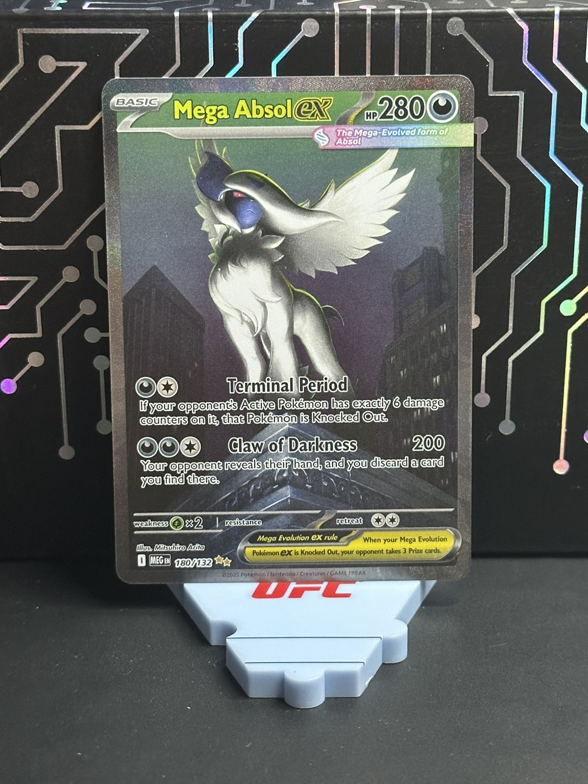 Mega Absol ex 2025 Mega Evolution #180/132 Special Illustration Rare ...