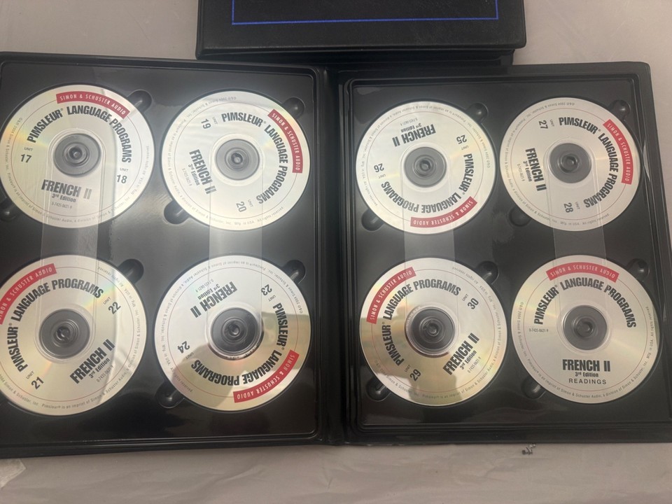 Pimsleur French 1 2nd Rev French II 3rd ed French III* 3rd ed CD sets ...