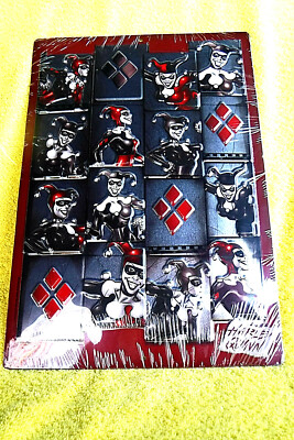NEW RARE/oop HARLEY QUINN 3D METAL SIGN! BLOCKED EMBOSSED 13" x 9 ...