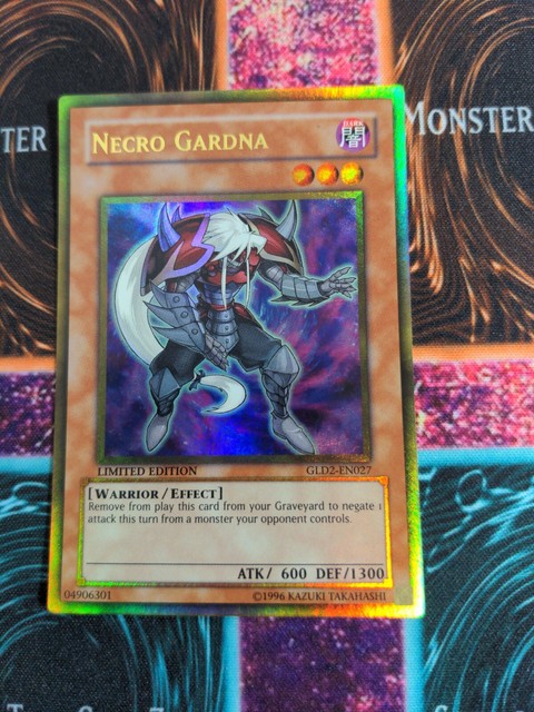 Yu-Gi-Oh! TCG Necro Gardna Gold Series 2 GLD2-EN027 Limited Gold Rare ...
