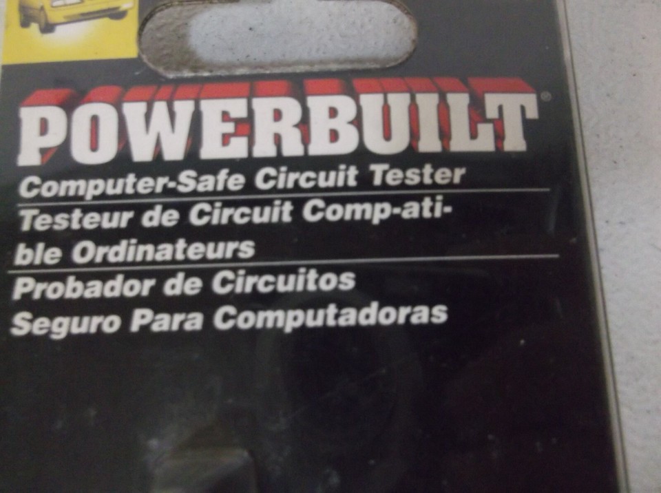 Powerbuilt Computer-Safe Circuit Tester 648344 | eBay