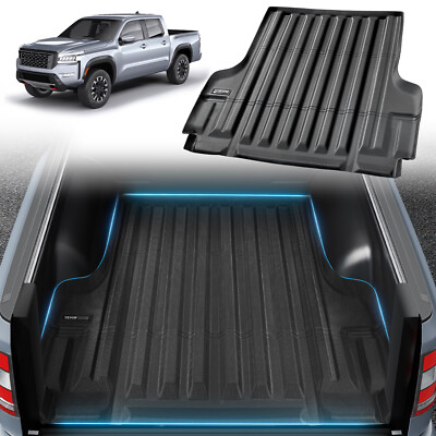 Fit Nissan 2022-2024 Frontier Truck Bed Mat Rear TPE Rear Trunk Cargo ...