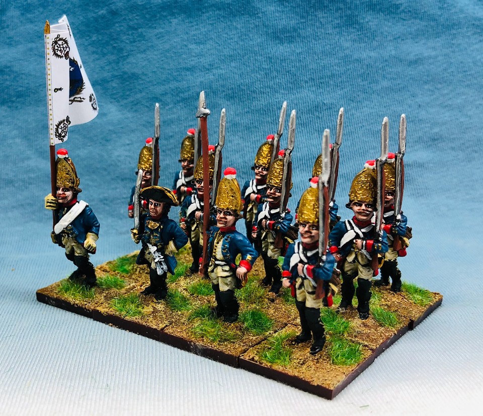 28mm Seven Years War SYW Painted Prussian Grenadier Garde GPA16 | eBay