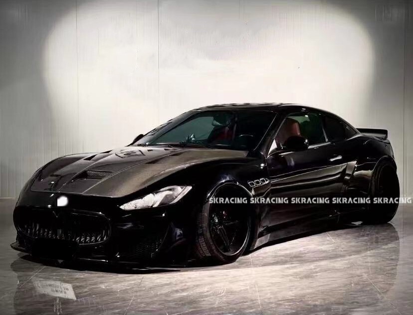 For 2008-2013 Maserati GranTurismo GT Real Carbon Fiber Engine Hood ...