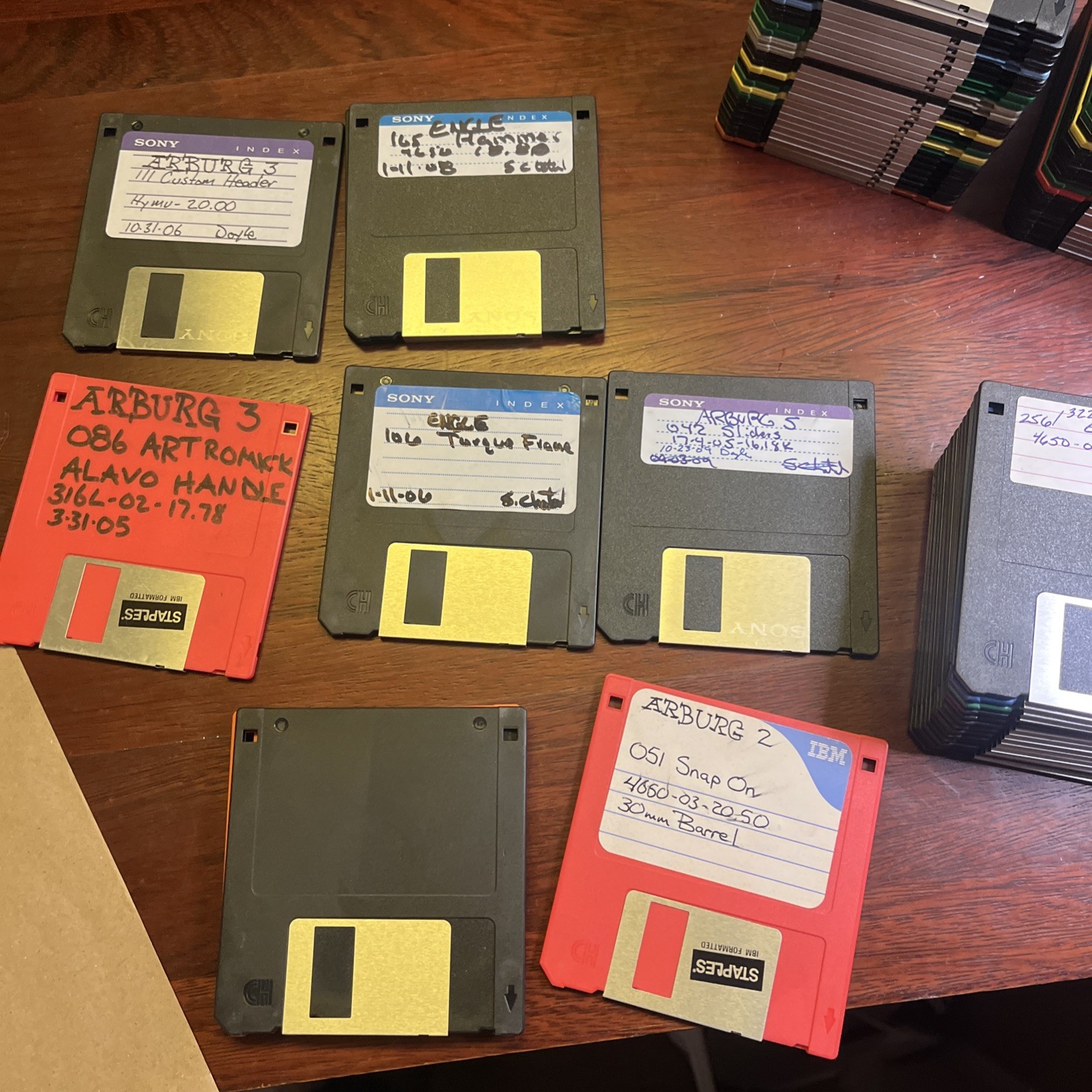 Lot of 25 Used Random 3.5" 1.44 MB Floppy Disks Diskettes Discs Many ...