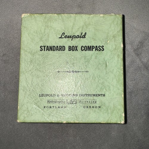 Leupold Standard Box Compass Hydrographic Surveying Instruments ...