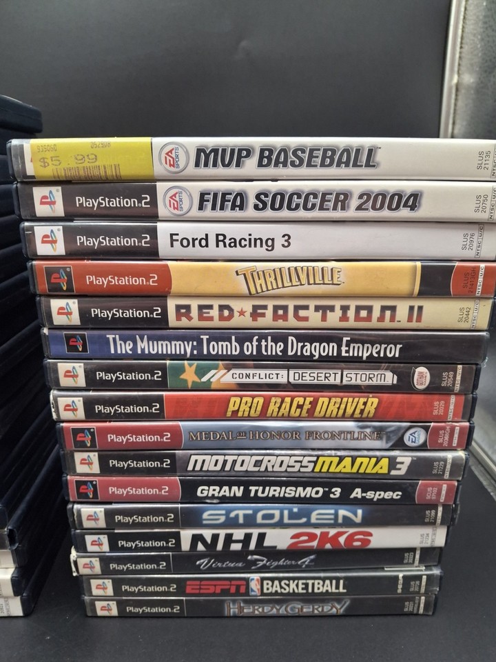 PS2 Game Lot (52) ALL BUT 16 Complete in Box CIB Untested | eBay