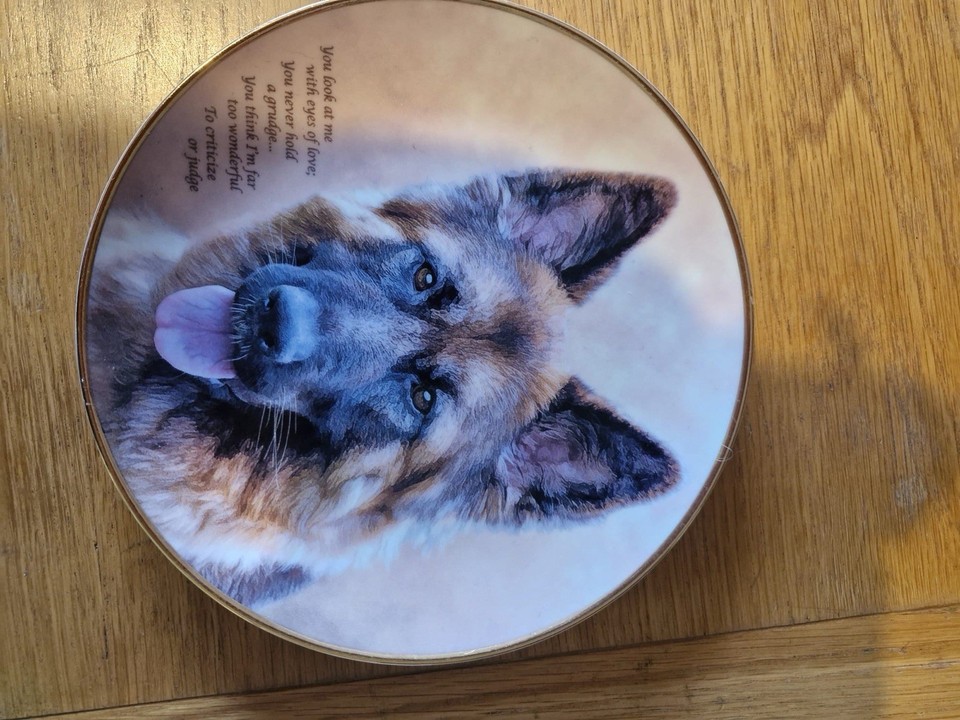Danbury Mint German Shepherd Plates | eBay UK