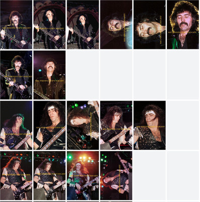 $1- 4x6 inch original photos BLACK SABBATH TONY IOMMI DAVE SPITZ Buy 1 ...