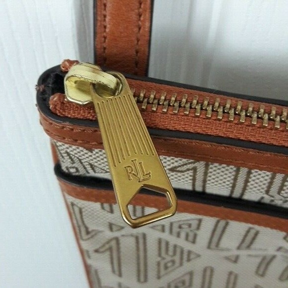 Lauren Ralph Lauren RLL Monogram Crossbody Purse | eBay