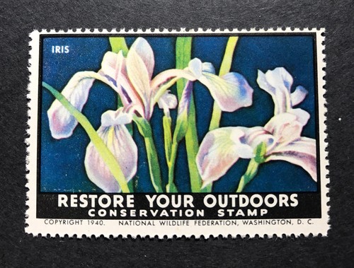 1940 NWF ***- National Wildlife Federation Stamp - NH - Iris | eBay
