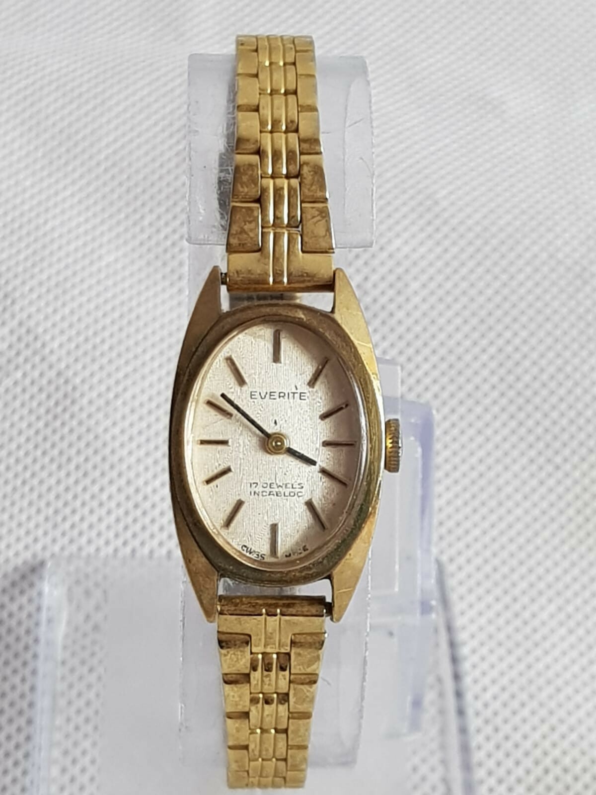 Vintage Everite 17 Jewels Incabloc Ladies Mechanical Watch Working ...