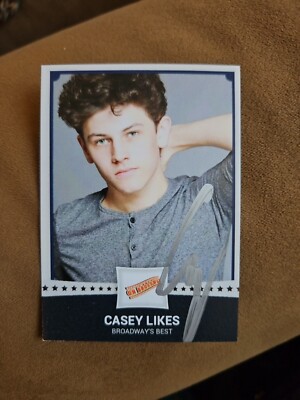 Casey Likes Custom Signed Card - Broadway's Best | eBay