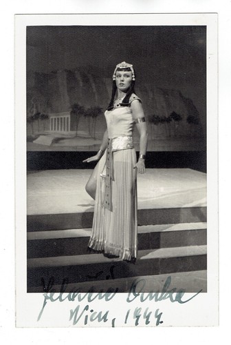 RPPC Photo Yugoslavian Soprano Opera Singer Signed JELACIC ANKA 1944 ...