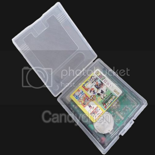 4 / 8x Plastic Game Cartridge Cases For Nintendo GameBoy Color Pocket ...